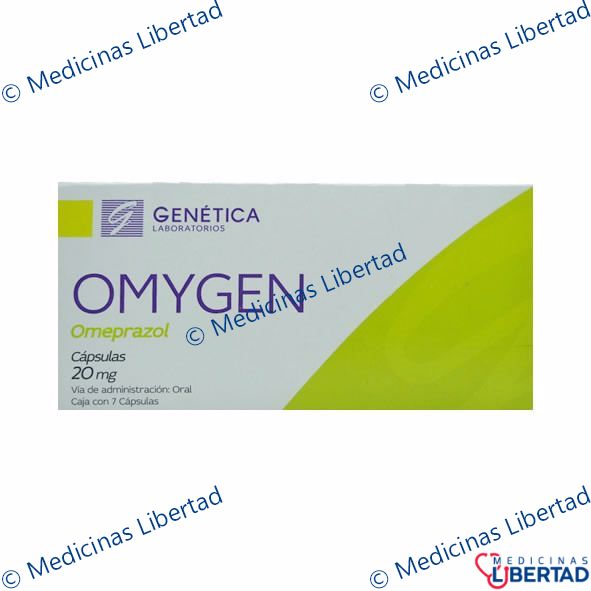 OMYGEN 20MG Capsulas C/7 | Medicinas Libertad
